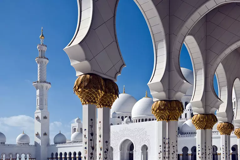 Big Shayha Zaid Mosque, Abu Dhabi, UAE, Middle East