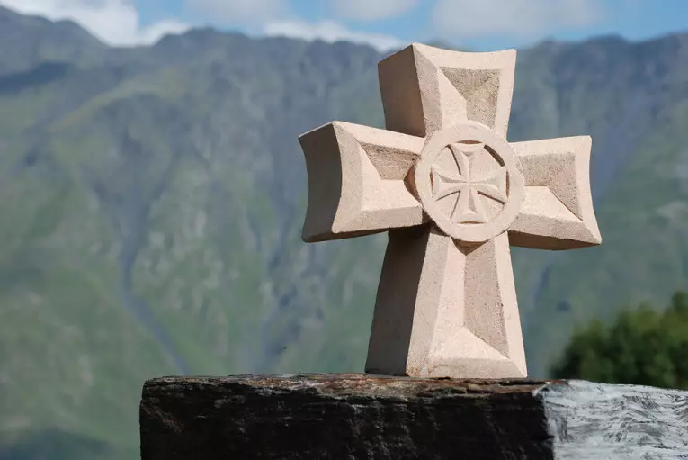 Cross Pass, Kazbeg, Georgia, Eropah