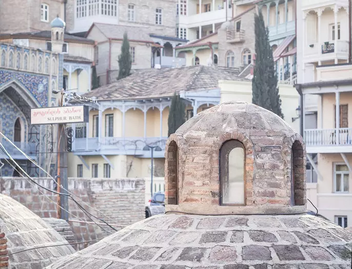 Midzoevsky Baths, Sulfur Baths, Tbilisi, Georgia, Eropah