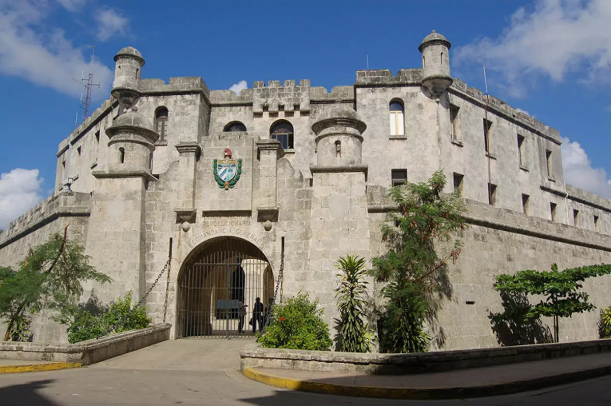 Polisie gebou, Havana, Kuba, Noord-Amerika en Karibiese Eilande