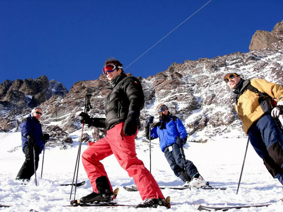 Ski Resort Portillo, Santiago, Chile, South America