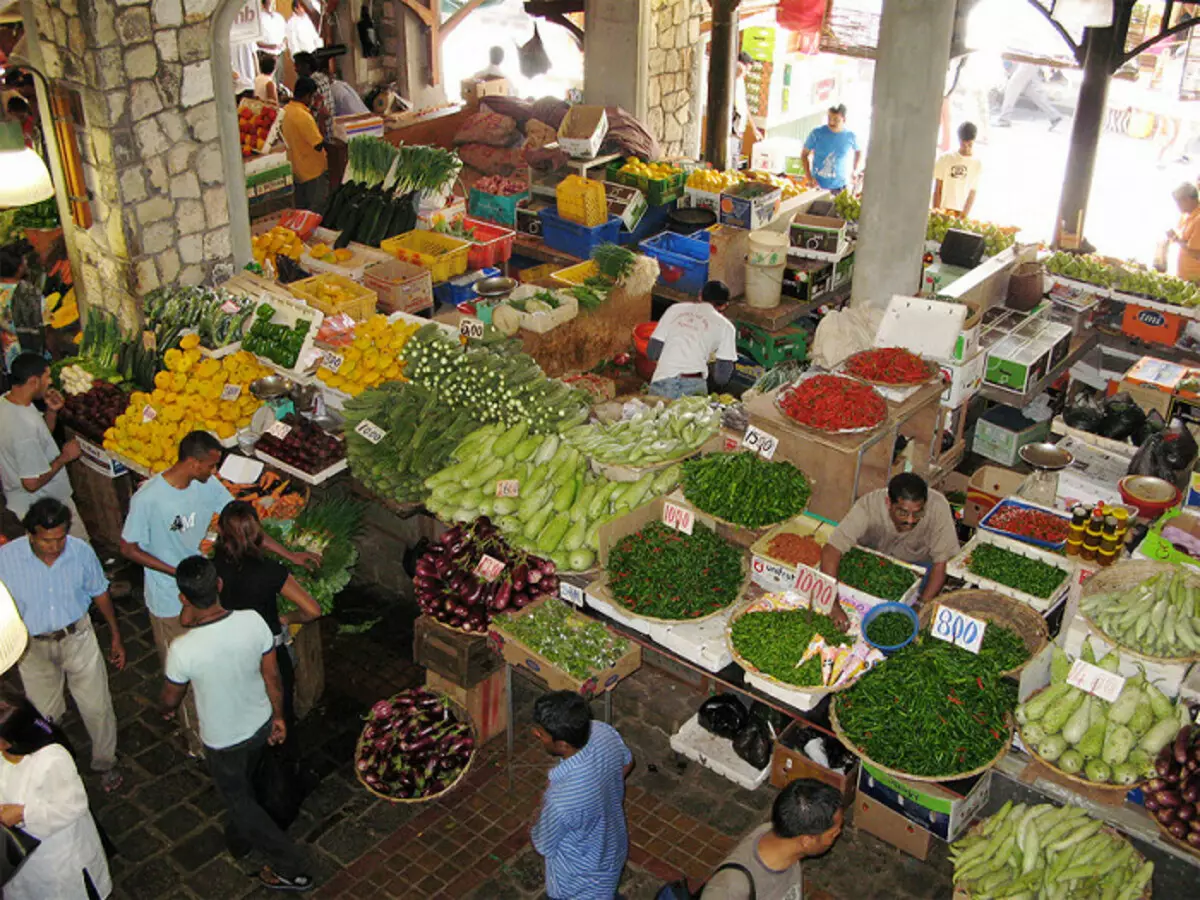 Marchnad Ganolog, Port Louis, Mauritius, Affrica