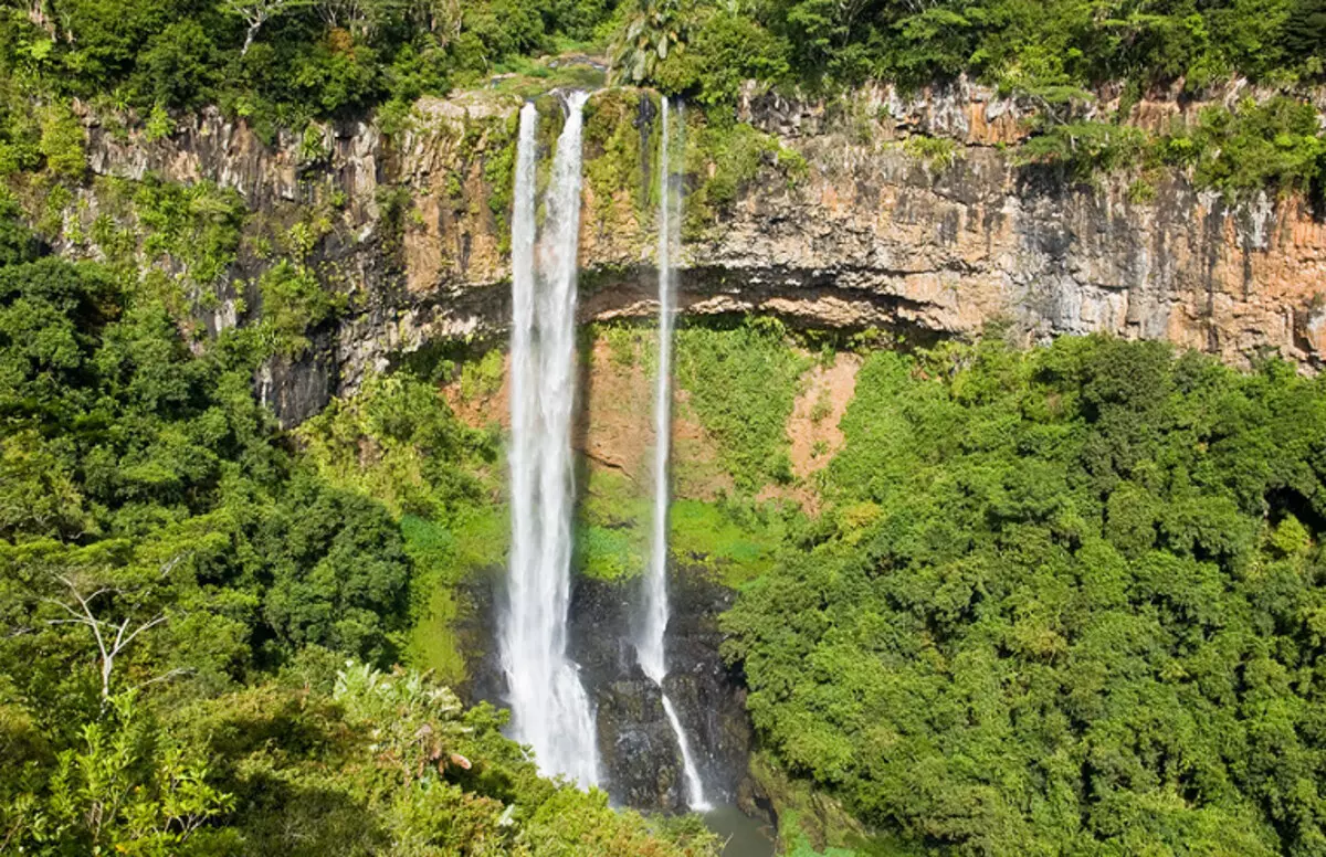 Waterfalls tamarin, Mauritius, Afrika