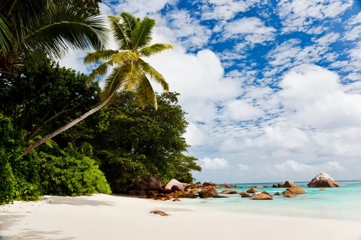 Ans-Lazio Bay, Praslin Island, Seysjellen, Afrika