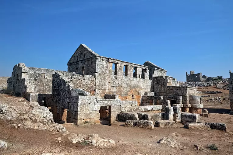 Orașele moarte Serghil și Al-Bara, Aleppo, Siria, Orientul Mijlociu