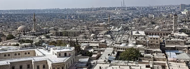 Piața interioară, Aleppo, Siria, Orientul Mijlociu