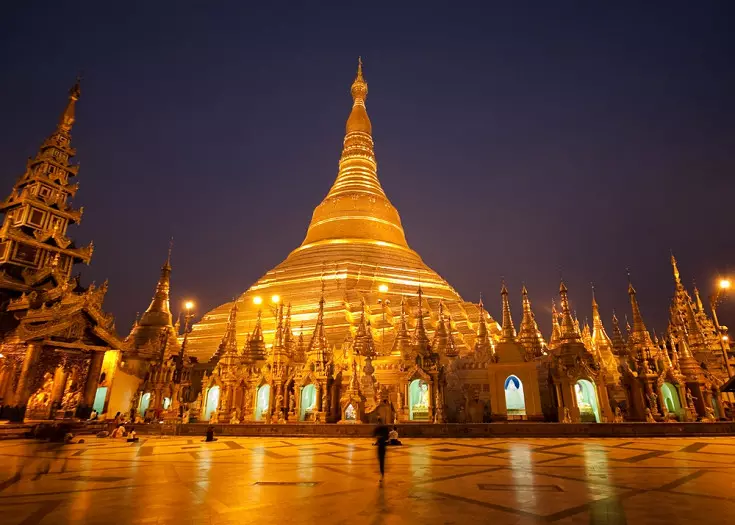 Pagoda Swedigon, Yangon, Myanma, Osiyo