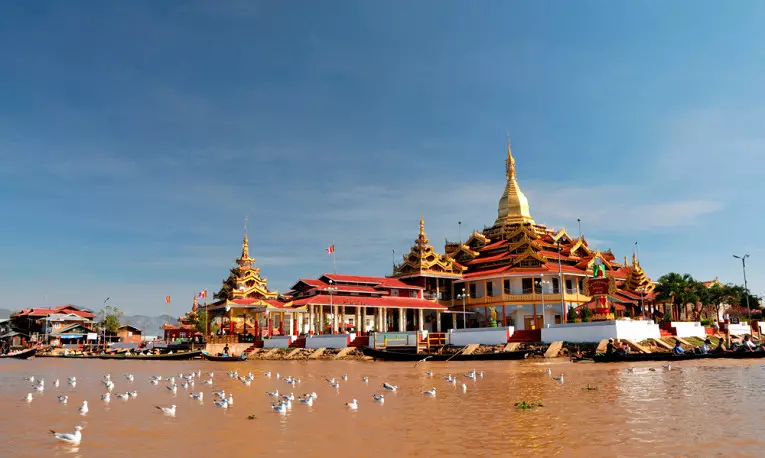 Lake ن leale، ميانمار، ايشيا