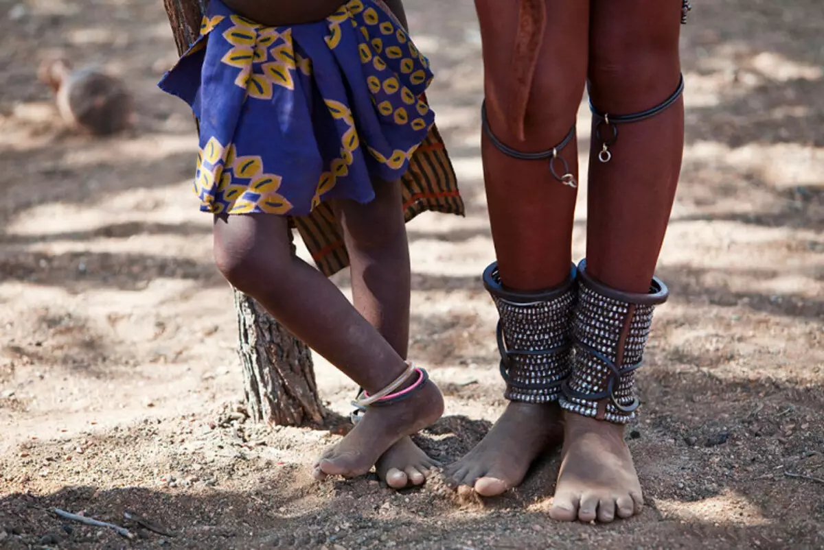 Settlement Khimba, Namibia, Africa.