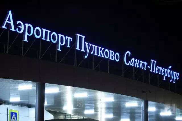 I Pulkovo, indege yahuye n'inyoni yinjira