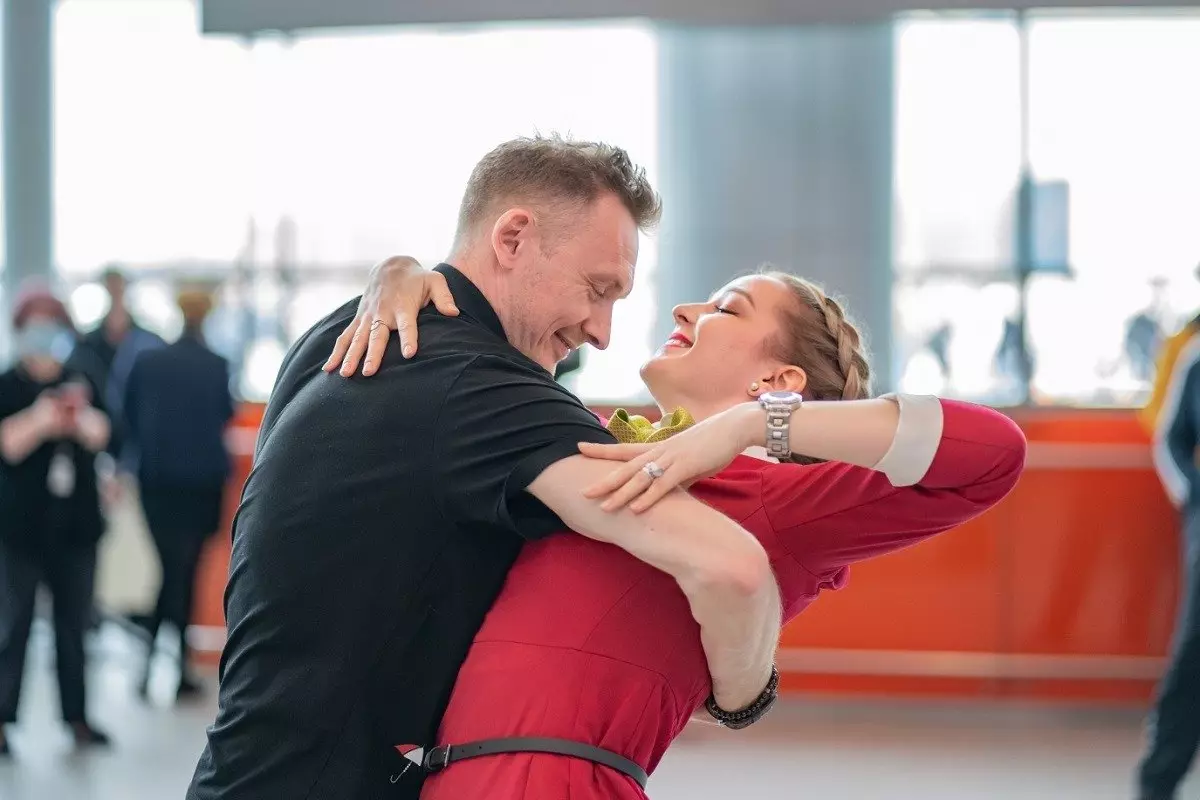 El aeropuerto de Domodedovo ha pasado una inusual baile Flash Mob