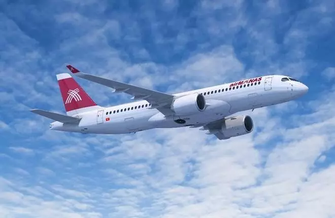 The first operator Airbus A220 aircraft appeared in the CIS