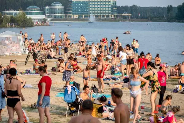 Russen erinnerten sich daran, dass es am Stadtstrand nicht möglich ist