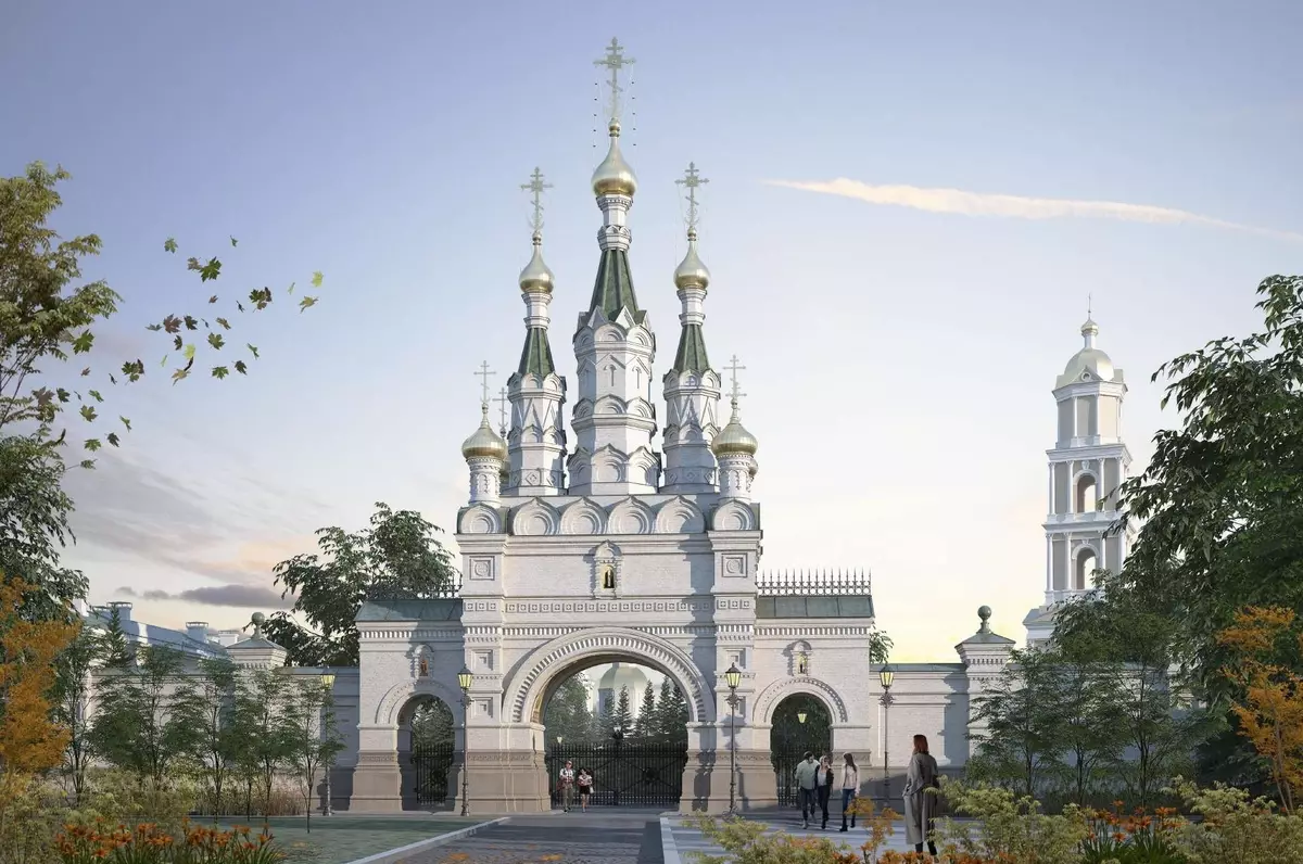 Les portes de trenta metres de Sarov apareixeran al monestir de Diveev