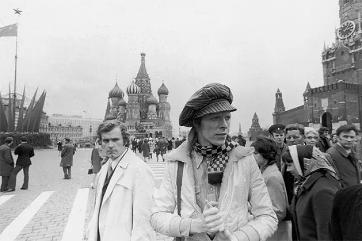Zoals David Bowie reisde in de USSR