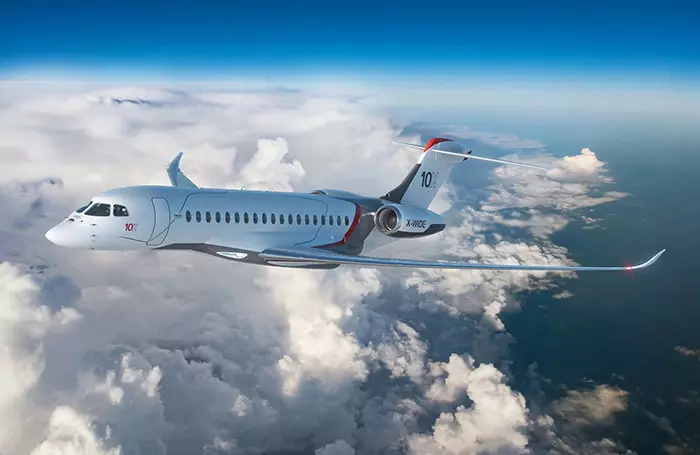 Ultrafin va ultrof: Dassault yangi biznes real Jet Falcon 10x ni taqdim etdi