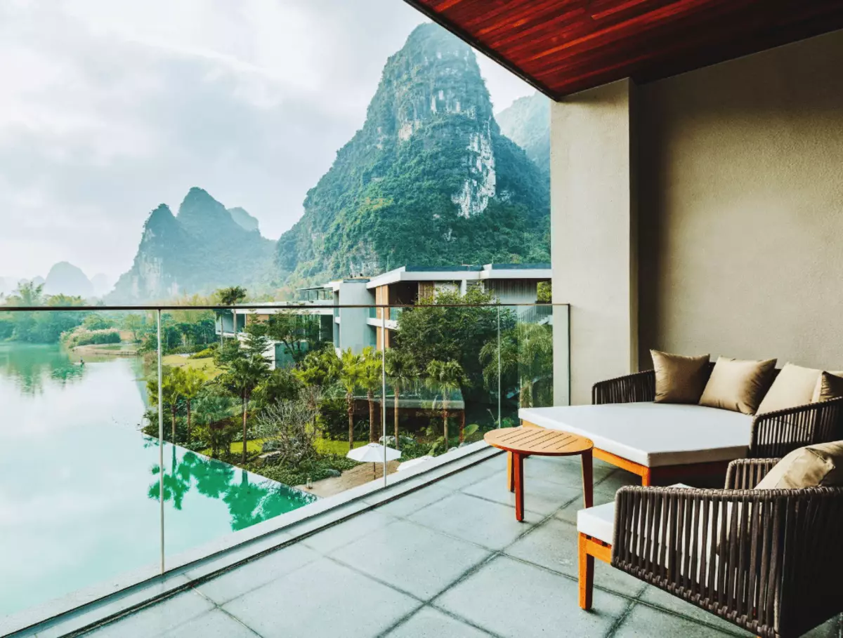 New Resort Lux * Chongzuo, Guangxi i Kina uppmanar gästerna att njuta av naturens lugn