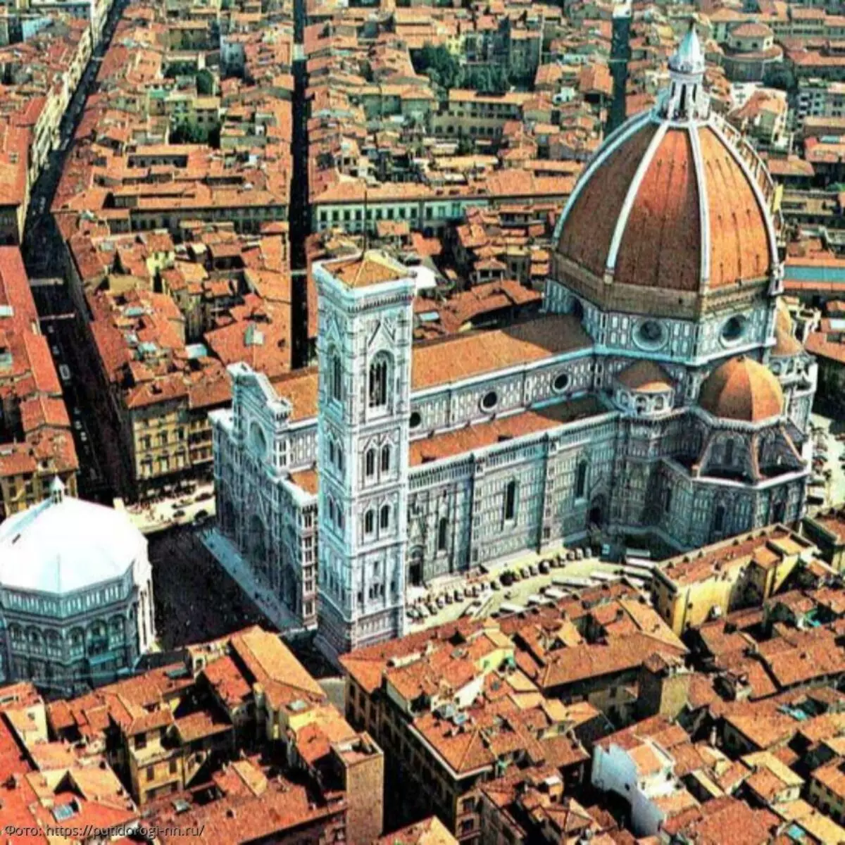 Santa Maria del Fiore - qhov loj tshaj plaws thiab paub lub tsev teev ntuj nyob rau hauv Florence