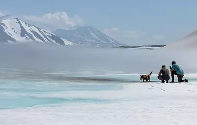 Kamçatkada, alpinistləri Klyuchevsky vulkanının üst hissəsindən xilas etmək üçün bir əməliyyatı bərpa etdi