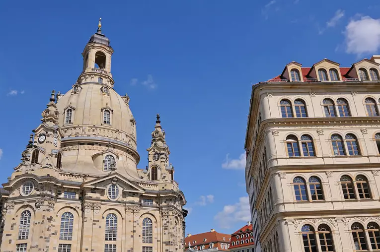 Frauenkirche, Dresda, Germania, Europa