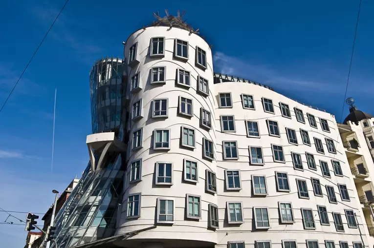 Dancing House, Prague, Czech Republic, Europe.