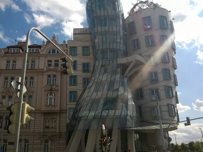 Dancing House, Prague, Czech Republic, Europe.