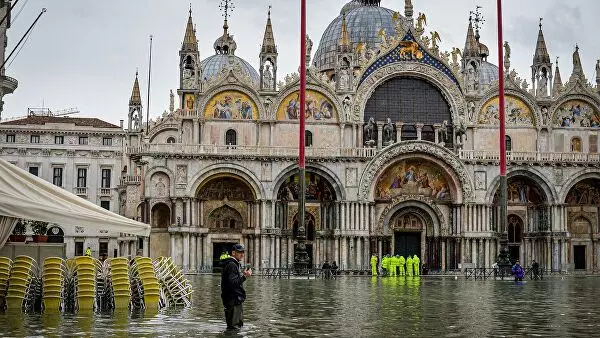 Venice remained without tourists for the new year