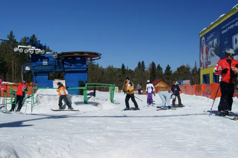 Horské piliere, Ekaterinburg, Rusko, Európa