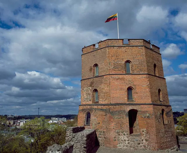 Gedimin Tower, Vilnüs, Litva, Avropa