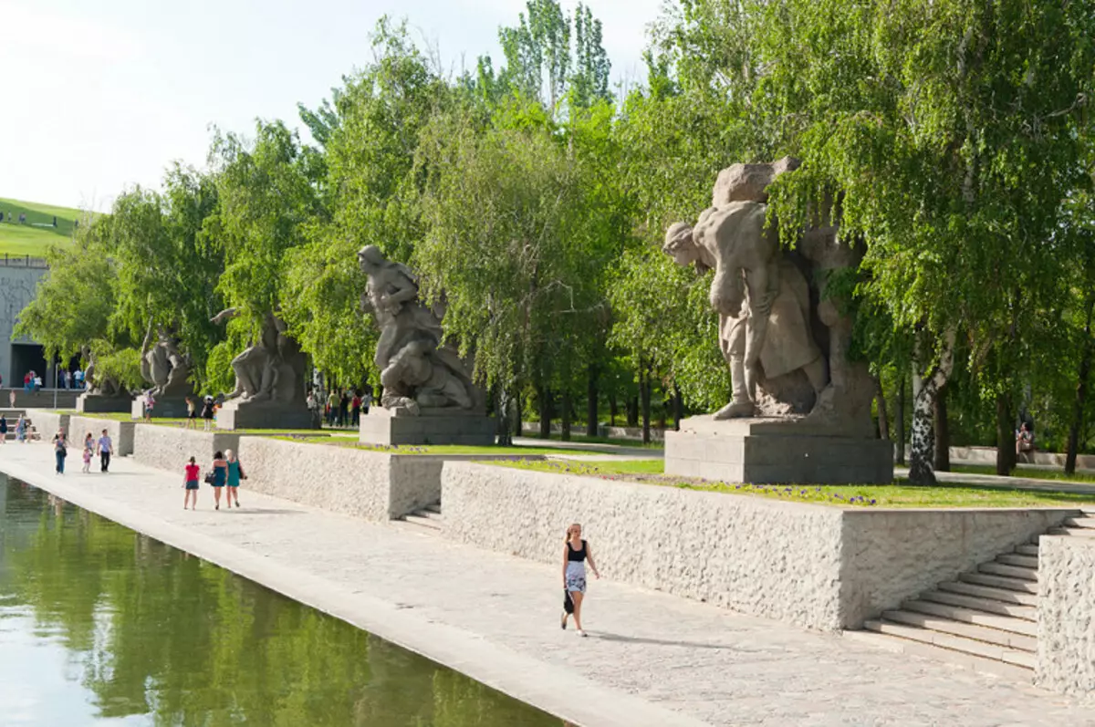 Pahlawan Square, Mamaev Kurgan, Volgograd, Rusia, Eropa