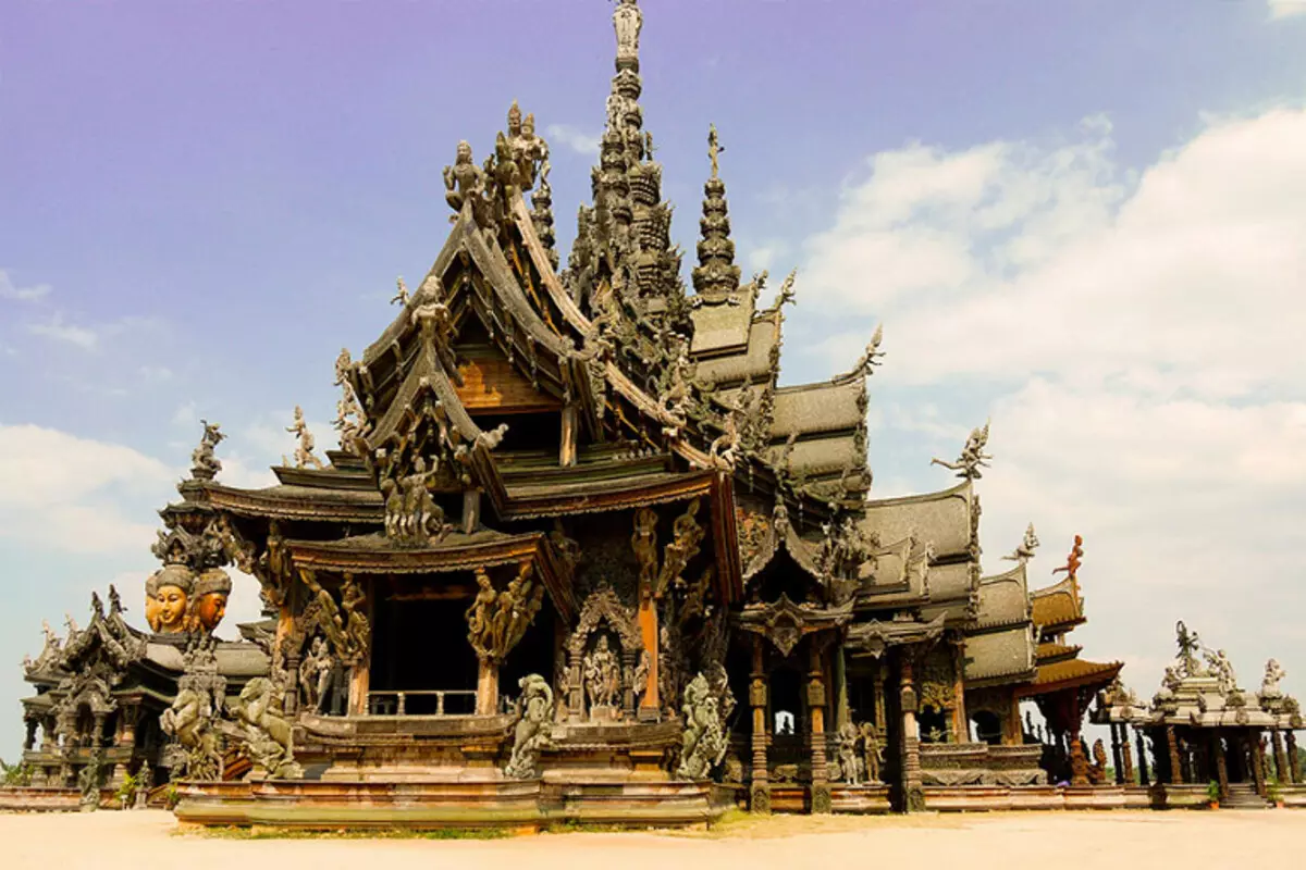 Tempel vun der Wahrheet, Pattaya, Thailand, Asien