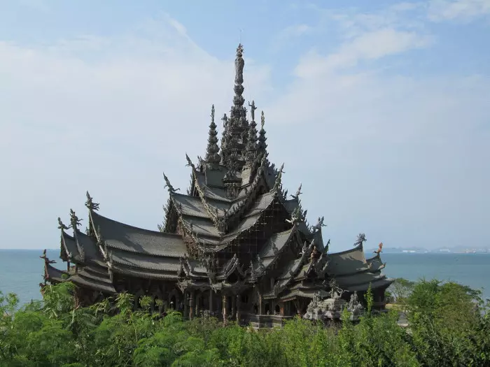 Tempel vun der Wahrheet, Pattaya, Thailand, Asien