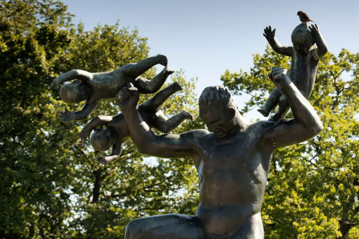 ສະພາບແກະສະຫຼັກ Park Gustav Vigeland, Oslo, ນໍເວ, ເອີຣົບ