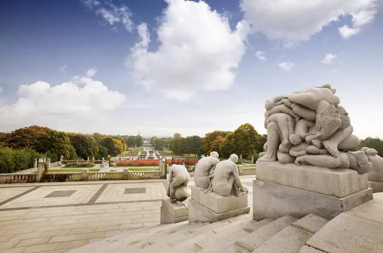 ສະພາບແກະສະຫຼັກ Park Gustav Vigeland, Oslo, ນໍເວ, ເອີຣົບ