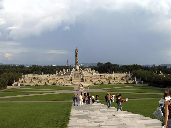 ສະພາບແກະສະຫຼັກ Park Gustav Vigeland, Oslo, ນໍເວ, ເອີຣົບ