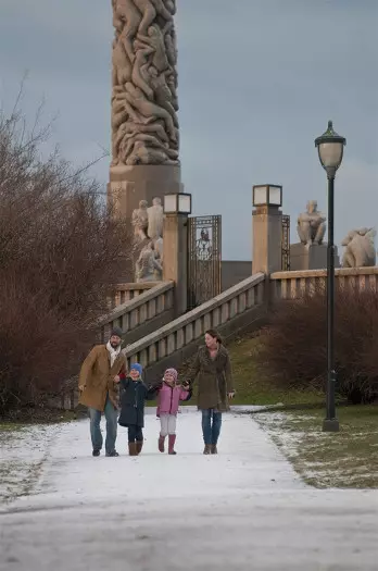 ສະພາບແກະສະຫຼັກ Park Gustav Vigeland, Oslo, ນໍເວ, ເອີຣົບ