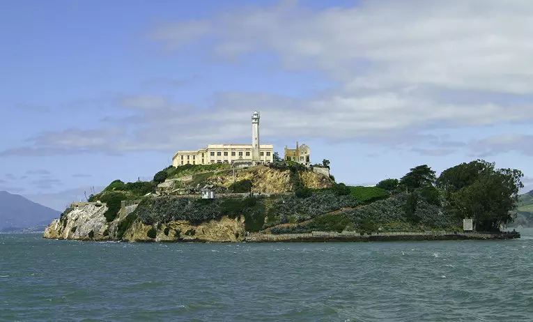 Prigione di Alcatras dalla nave