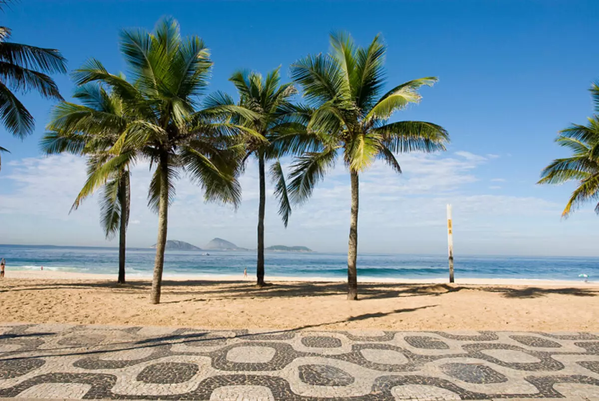 海滩Ipanema，里约热内卢，巴西，南美洲