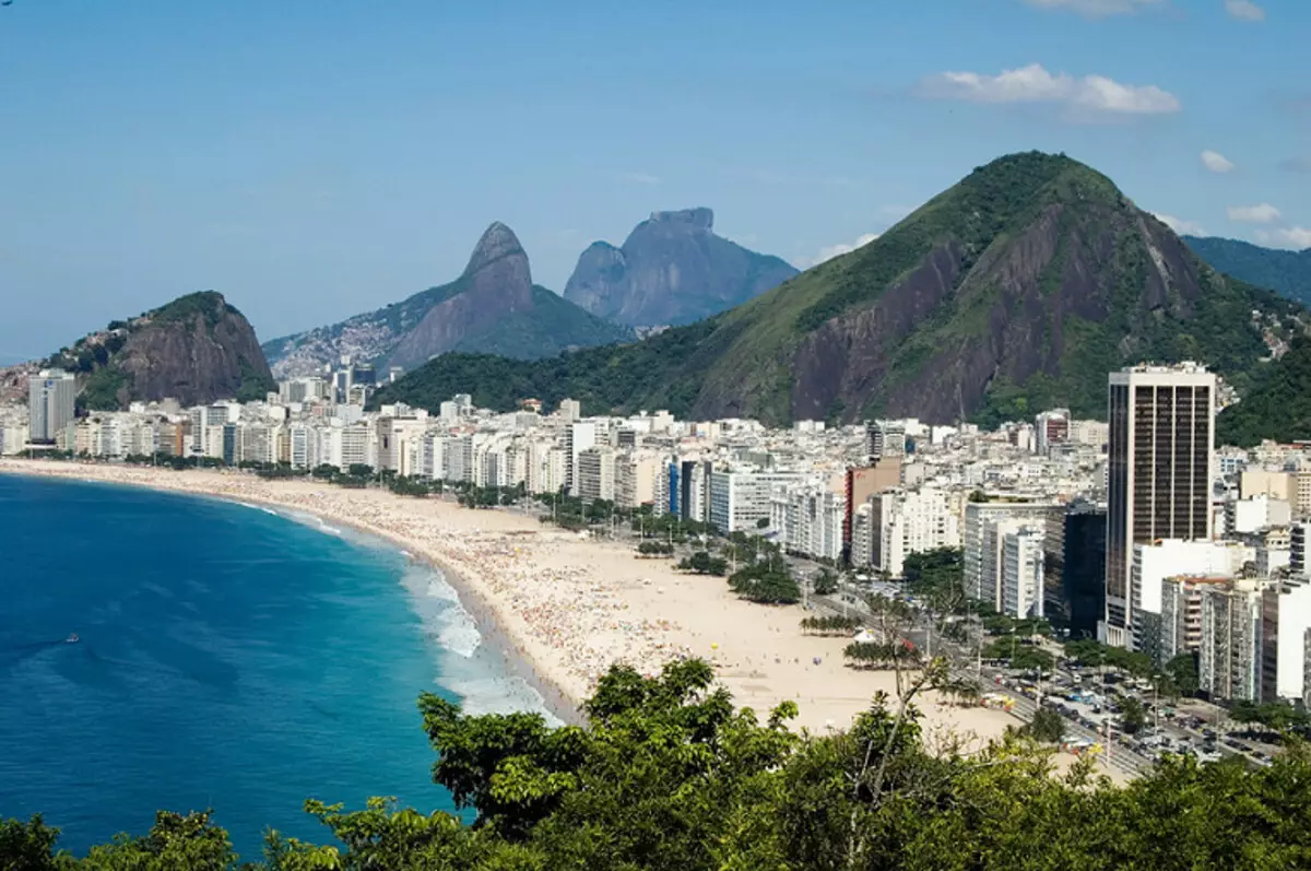 Copacabana Beach, Rio de Janeiro, Brażil, Amerika t'Isfel