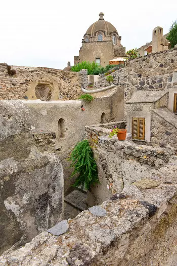 Aragon Castle, Ischia, Veldtog, Italië, Europa