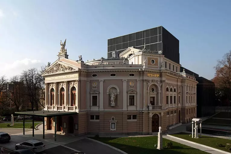 Kanal National Opera Haus, Ljubljana, Slowenien, Europa