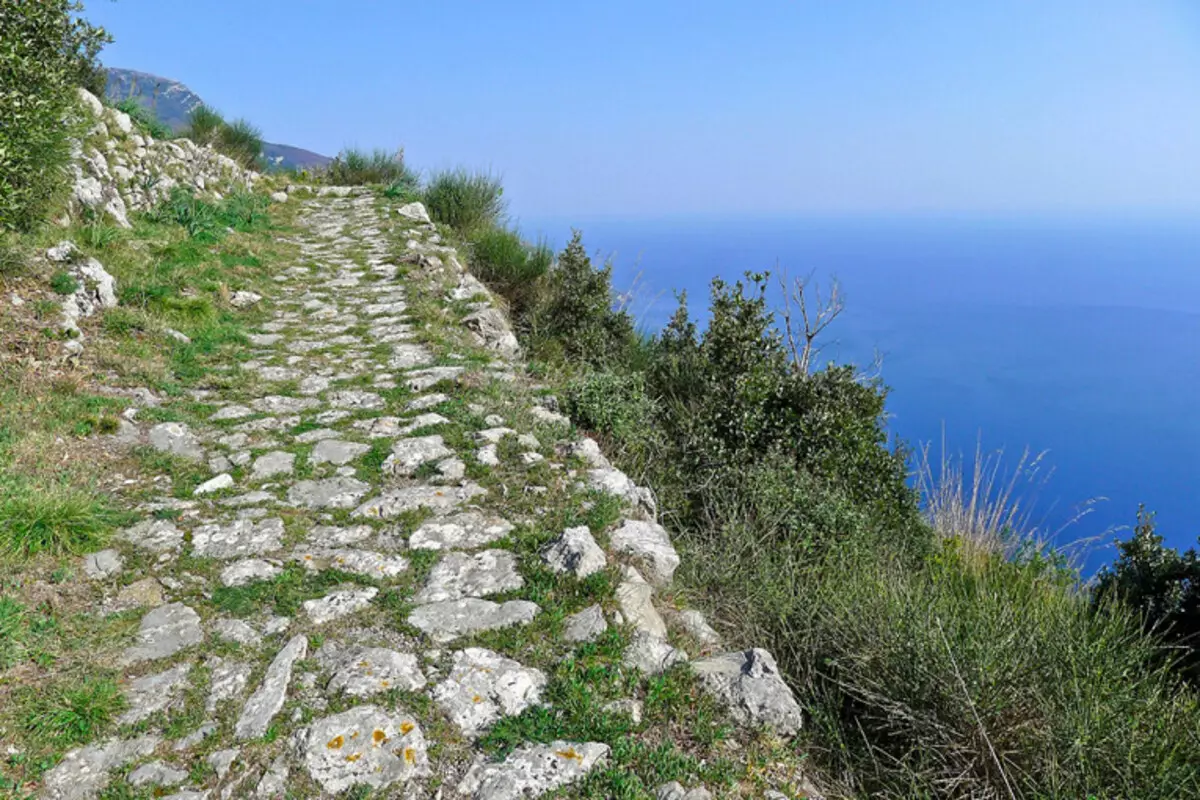 Trail of Gods, Positano, Campagne, Italië, Europa