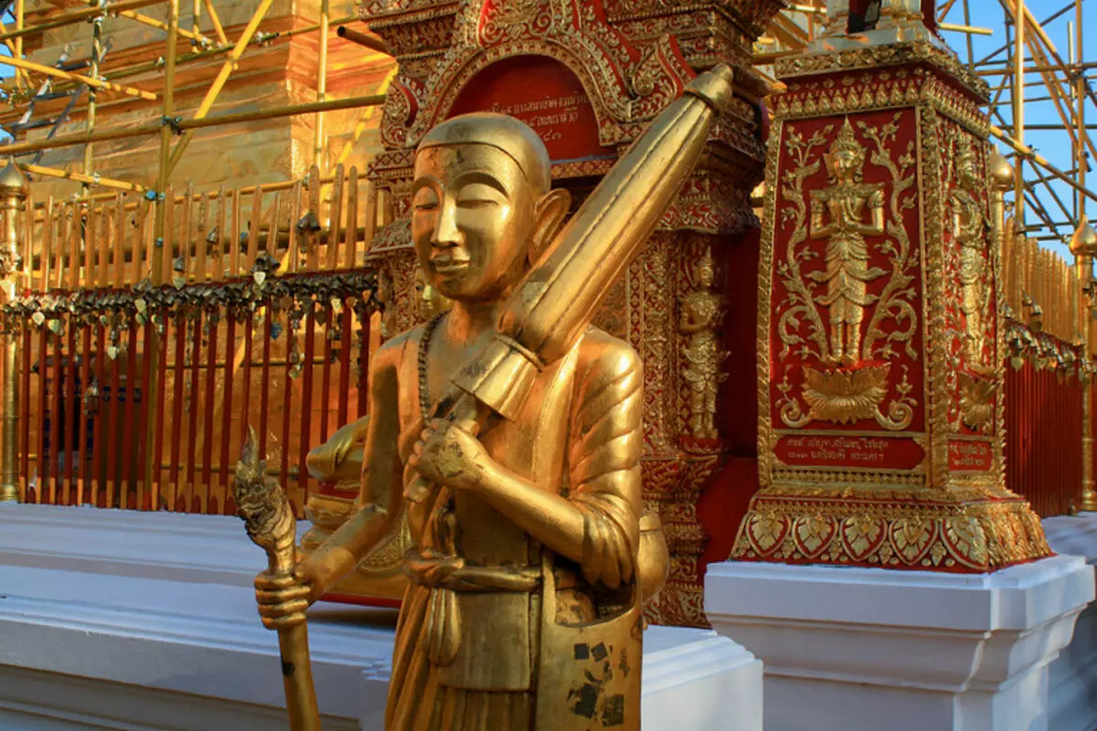 Wat Prathata Doy Cuthep, Chiang Mai, Thaimaa, Aasia