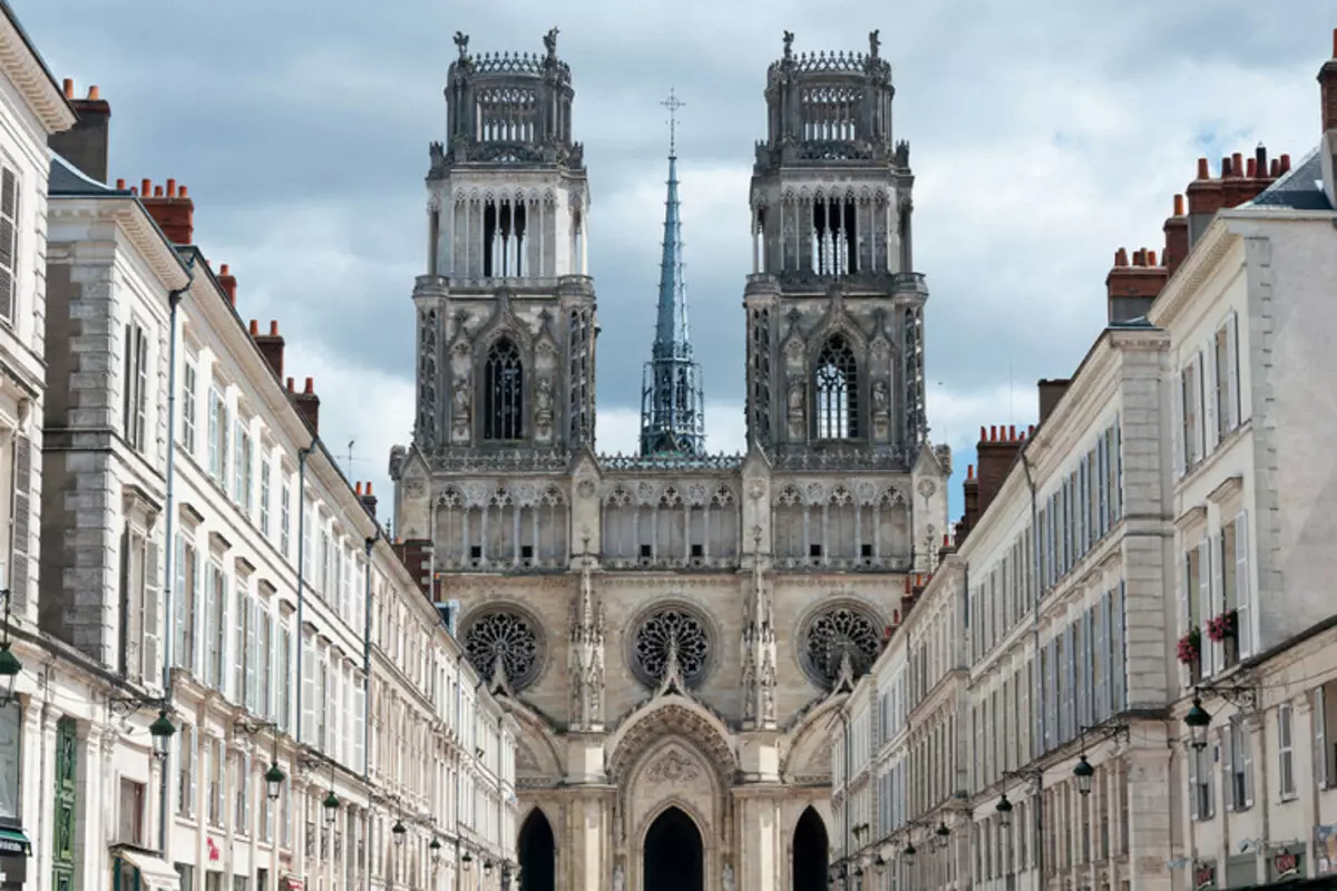 Saint Crup Cathedral, Orlean, Loire Valley, Fransa, Avropa