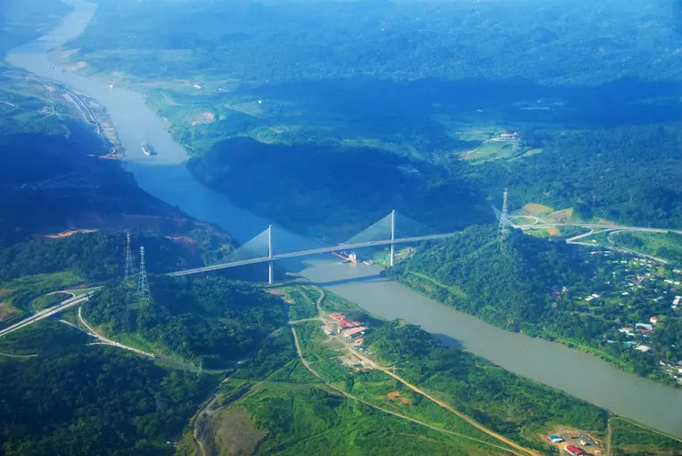 Panama Canal, Panama City, Panamo, Nordameriko kaj Karibio