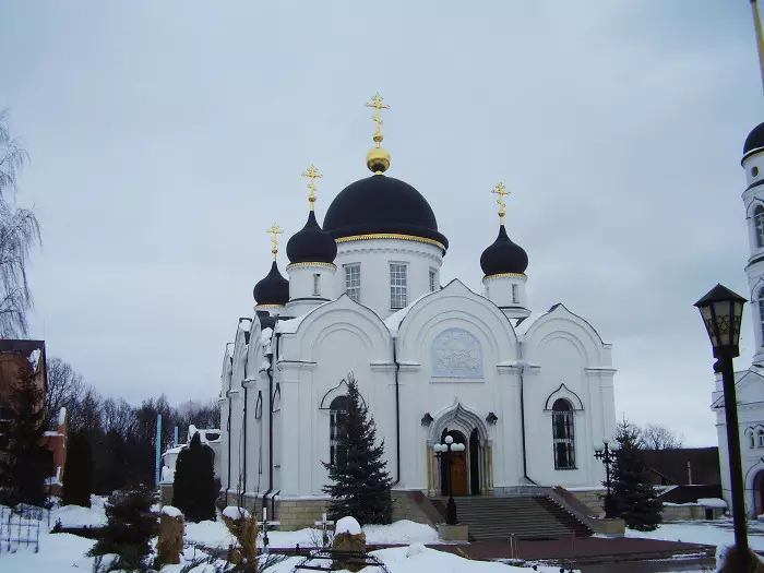 女性聖潔Tikhonovsky Preobrazhensky修道院，Zadonsk，Lipetsk地區，俄羅斯，歐洲