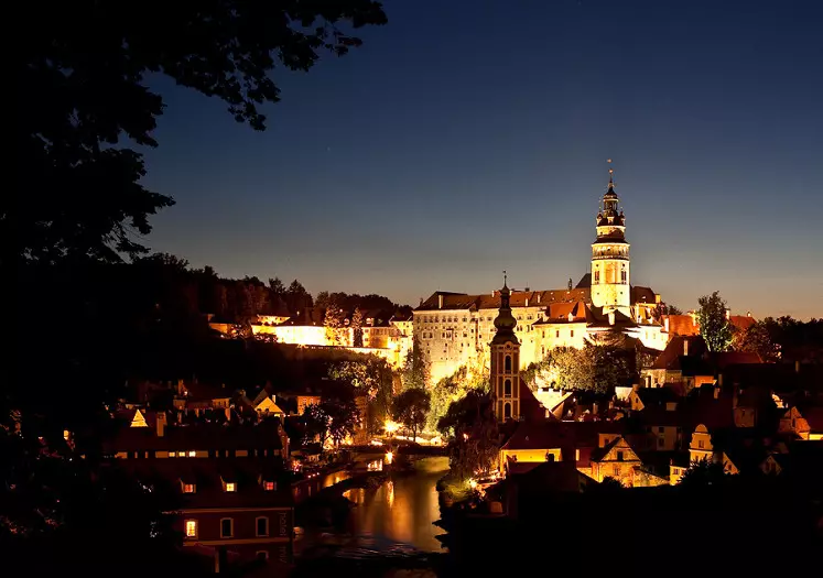 Chesky Krumlov，捷克共和国，欧洲