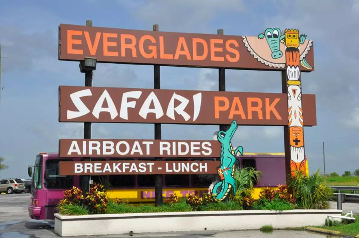 Safari Park Evergles, Miami, Tebchaws Asmeskas, North America thiab Caribbean