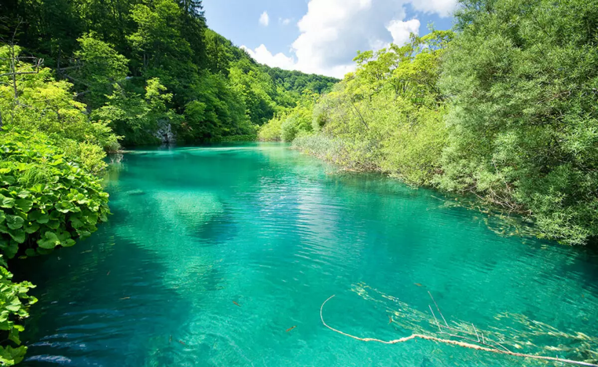 Plitvická jezera, Chorvatsko, Evropa