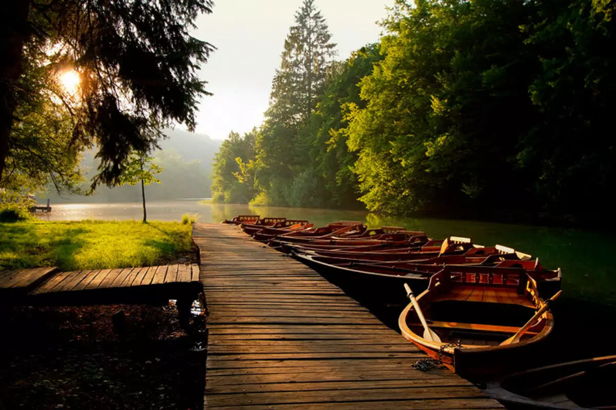 Plitvická jezera, Chorvatsko, Evropa